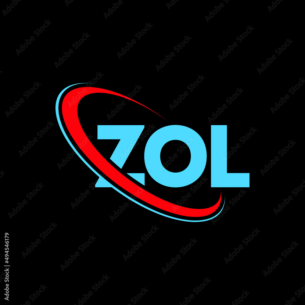 ZOL logo. ZOL letter. ZOL letter logo design. Initials ZOL logo linked ...