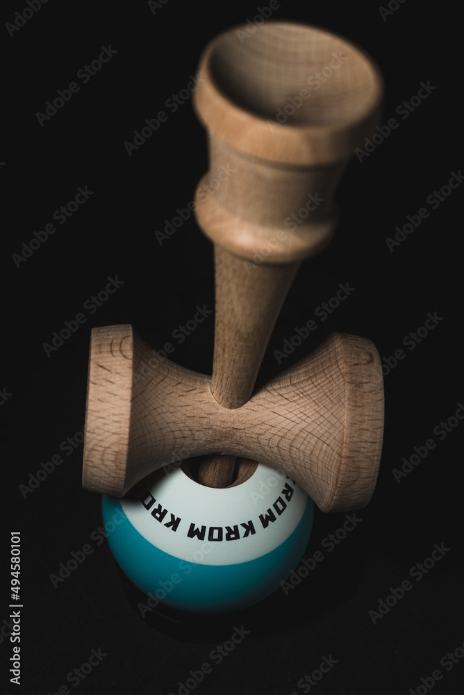 CDMX, Mexico City - March 2022 kendama, is a traditional Japanese skill ...