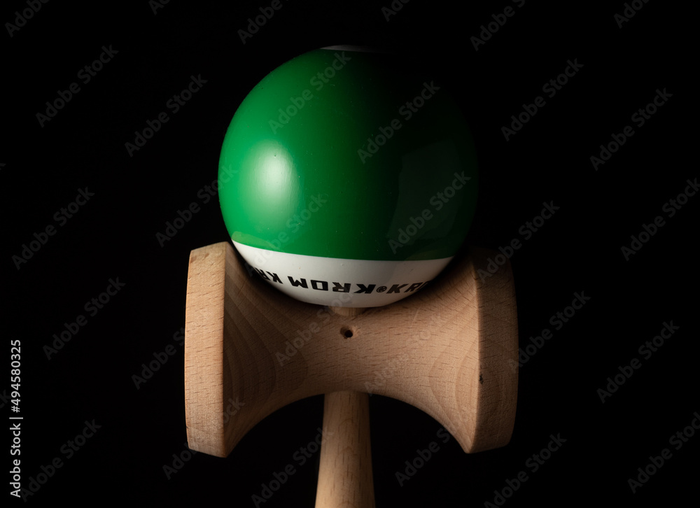 CDMX, Mexico City - March 2022 kendama, is a traditional Japanese skill ...