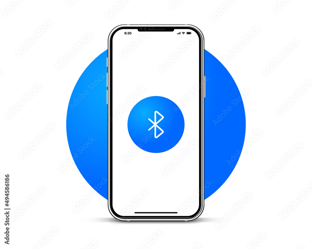 3d high quality vector mobile bluetooth mockups. Realistic smartphone ...