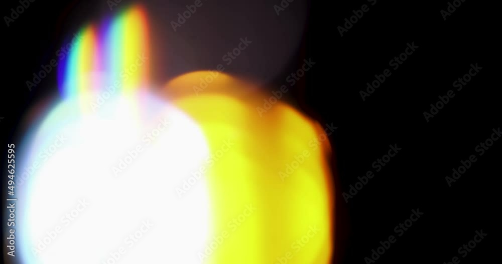 Vidéo Stock Beautiful colorful cinematic hard slow-moving light streaks ...