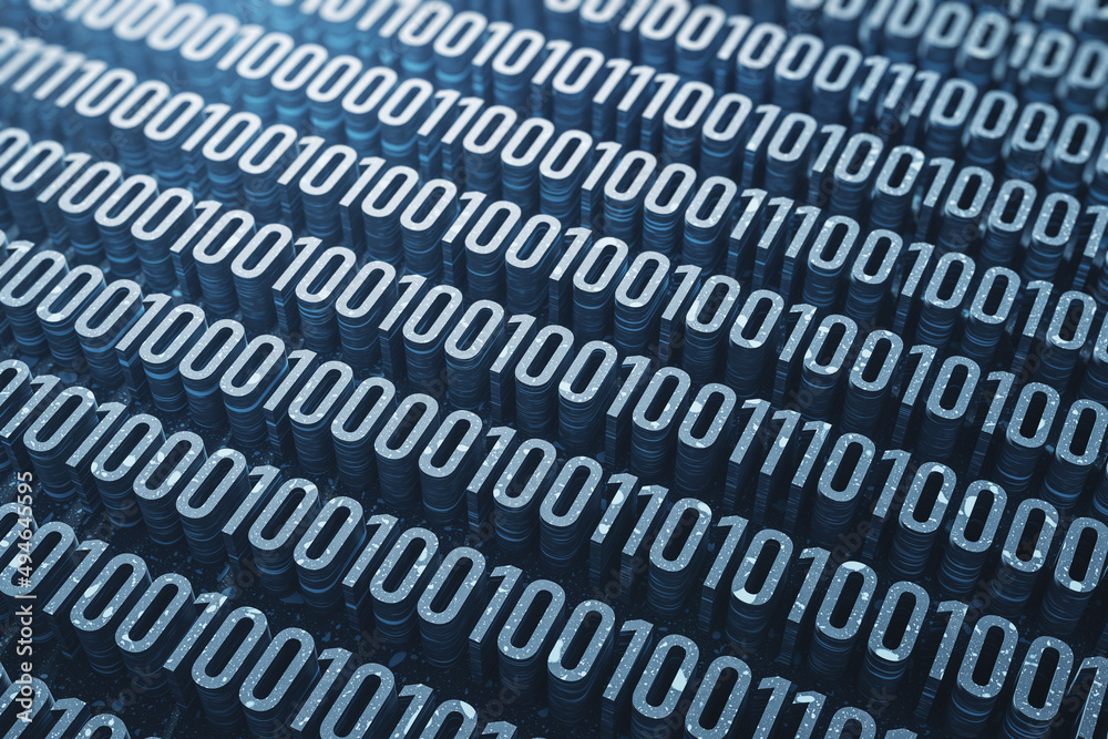 Abstract 10 blue coding background. Technology and programming concept ...