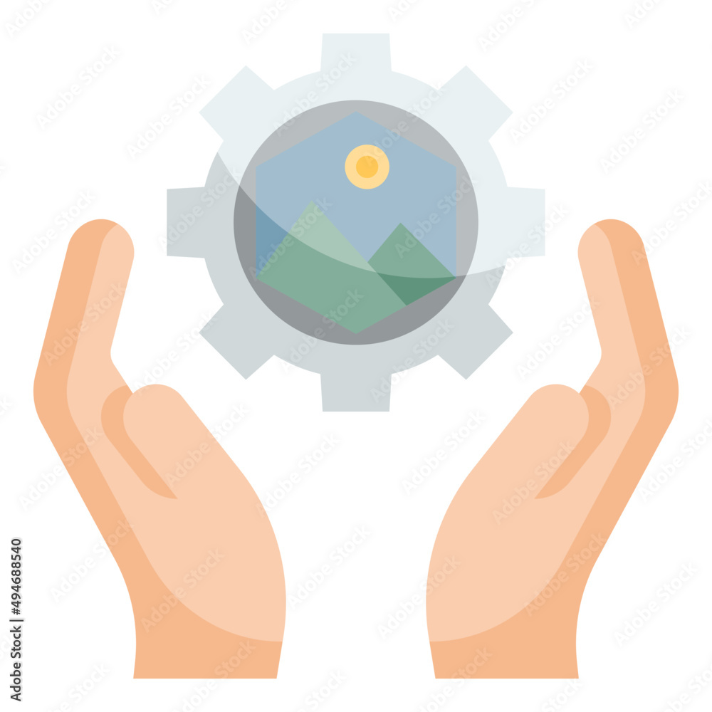 management flat icon Stock Vector | Adobe Stock