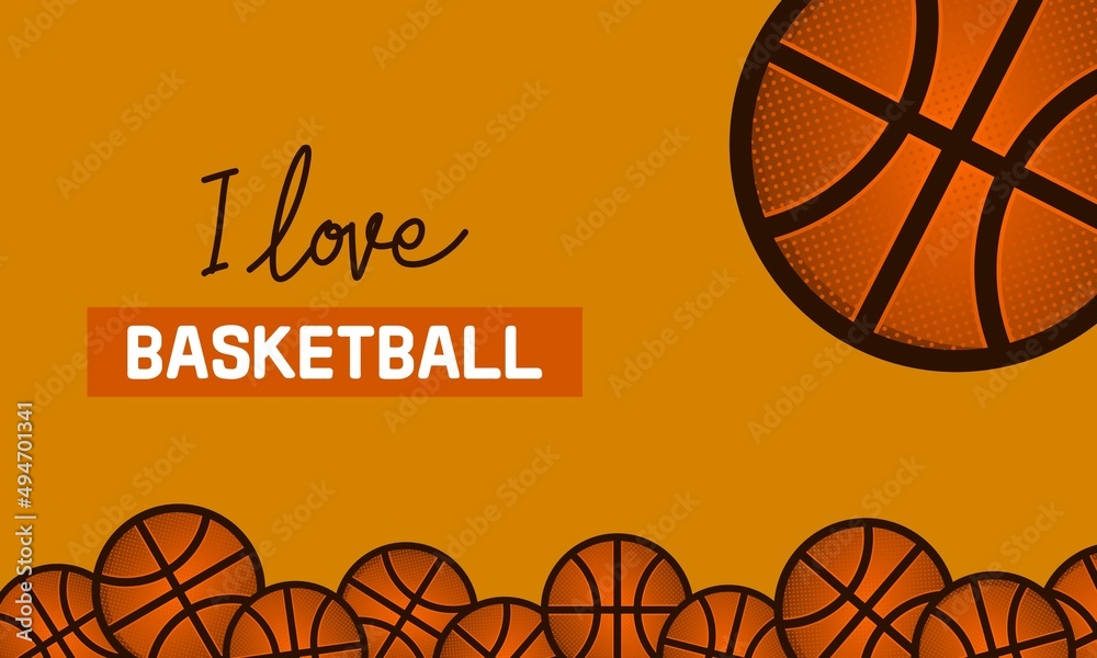 basketball banner background Stock Vector | Adobe Stock