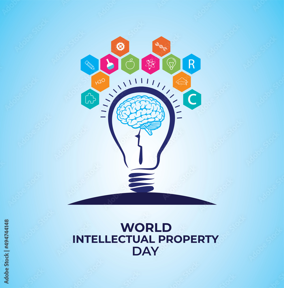 World Intellectual Property Day. Patent Rights Concept. Template for ...