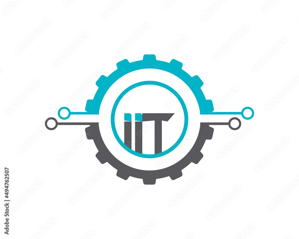 iiT Letter LOGO Design Stock Vector | Adobe Stock