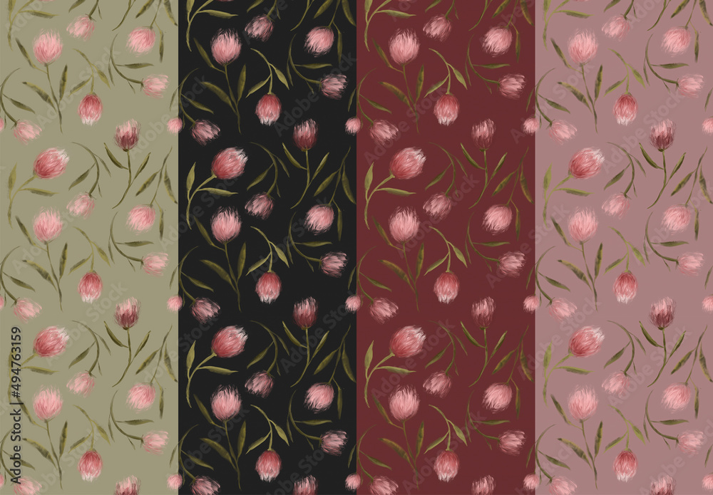 Pattern Flower Stock Template | Adobe Stock