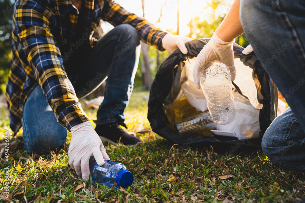 Collecting the garbage and separating waste to freshen the problem of ...