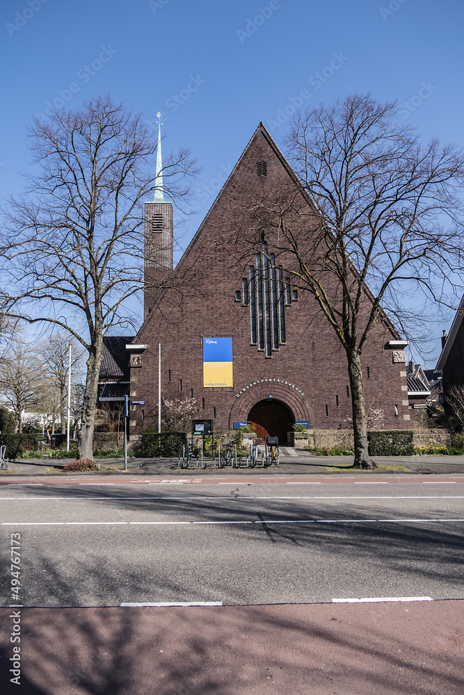 Foto Stock Remonstrant church "Nieuwe Kerk", later called "Vrijburg ...