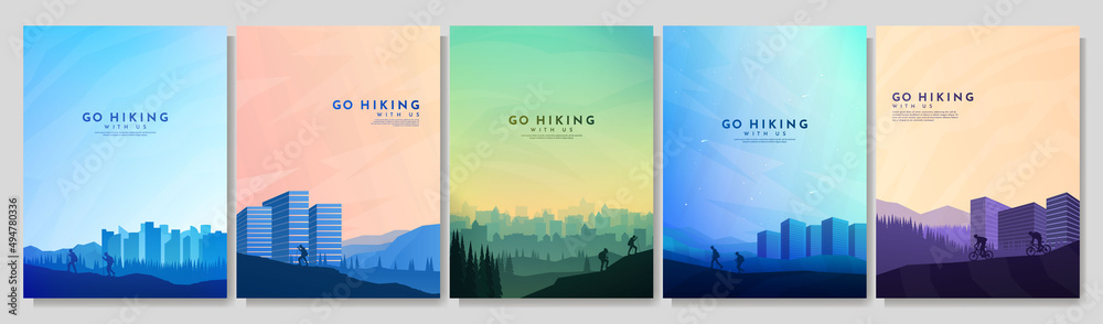 Vector illustration. Travel concept of discovering, exploring and ...