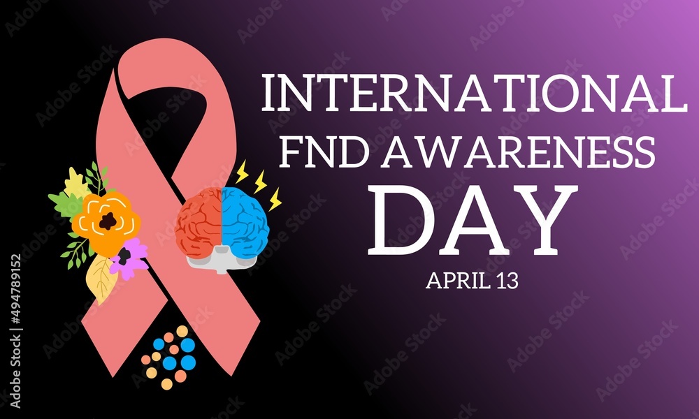 Vector graphic of International day of FND awareness for international ...
