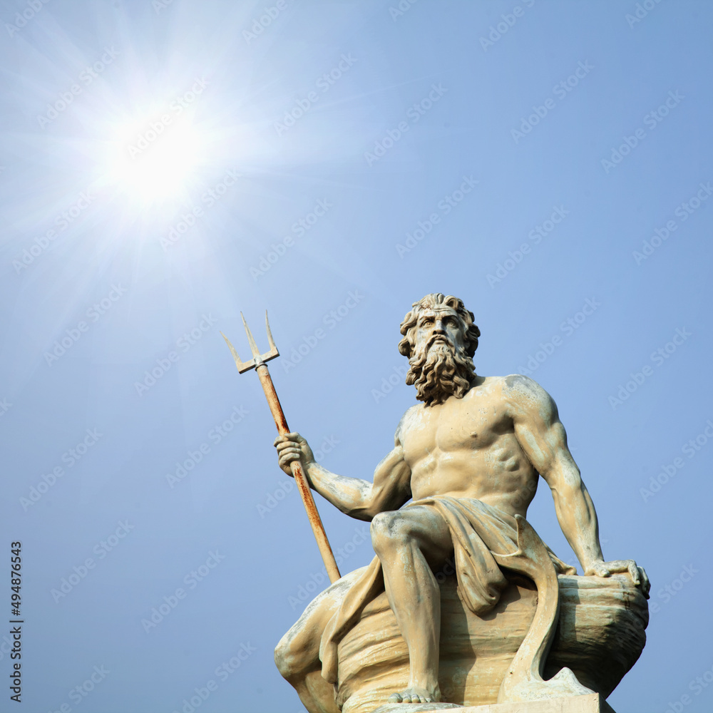 The mighty god of the sea and oceans Neptune (Poseidon) The ancient ...