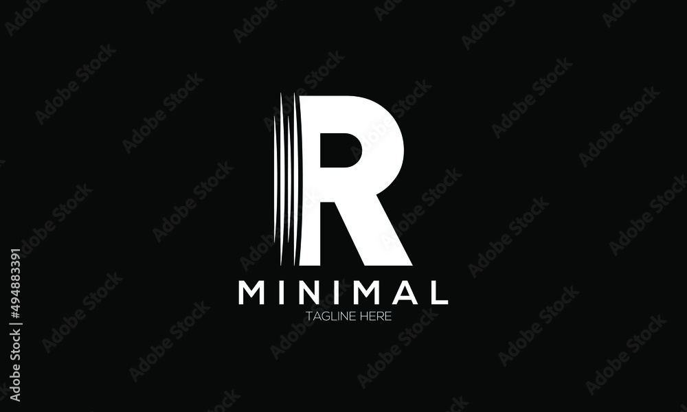 letter icon R logo vector Stock Vector | Adobe Stock