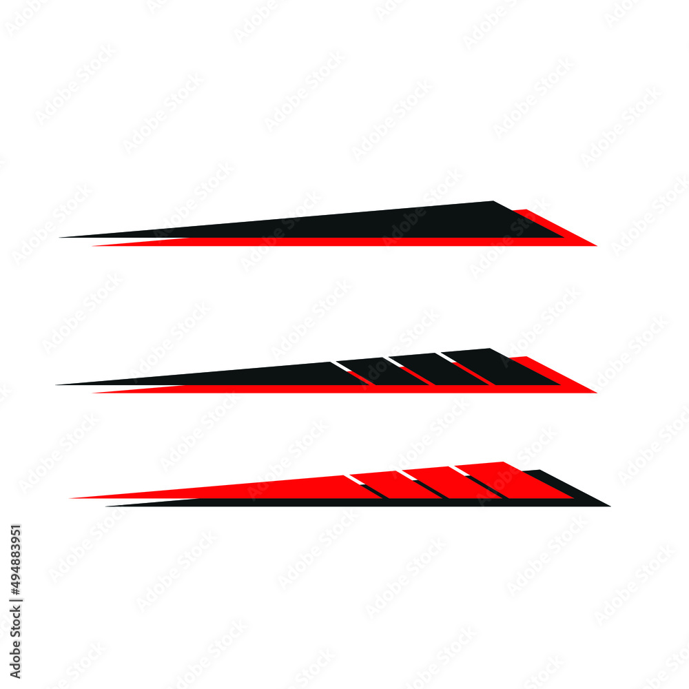 racing car sticker design. modern car stickers. car wrap sticker Stock ...