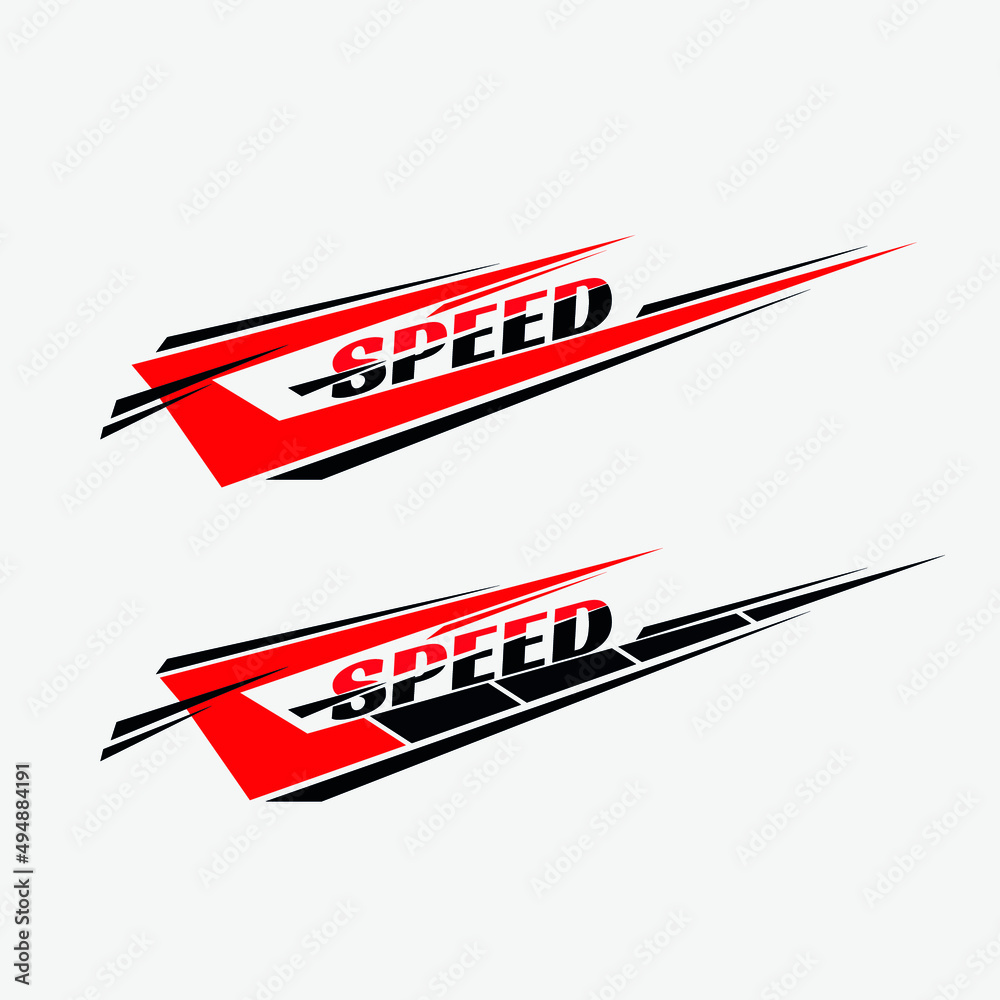 racing car sticker design. modern car stickers. vinyl stickers and car ...