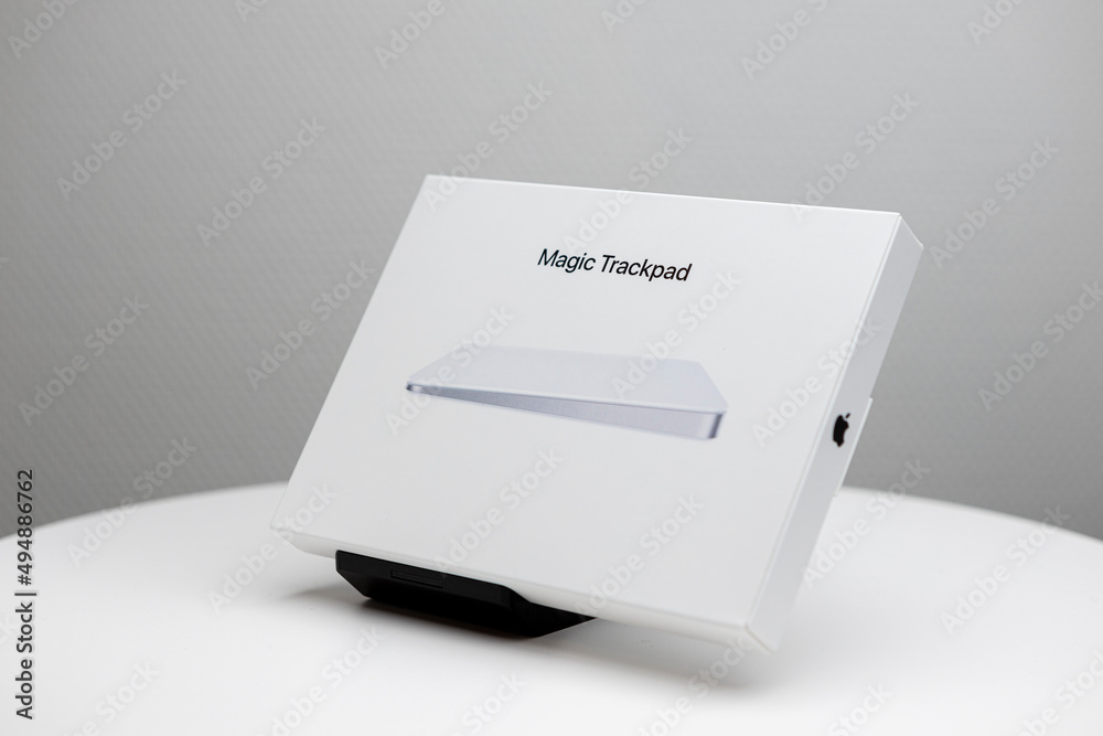 Zutphen, The Netherlands - March 2022: White package box of Mac magic ...