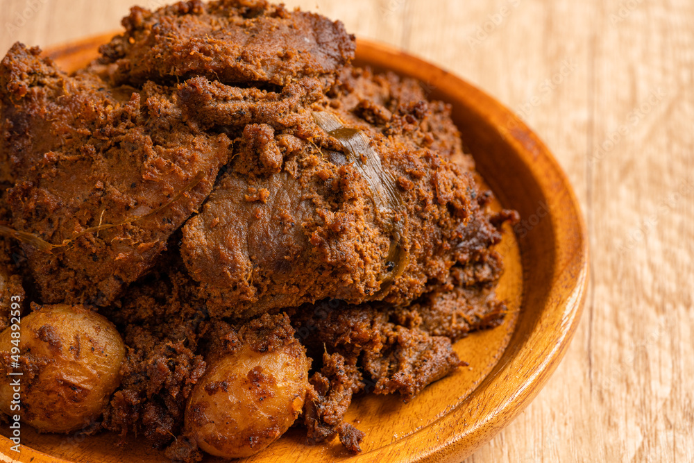 Beef Rendang is a Minang dish originating from the Minangkabau region ...