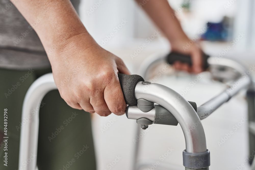 Taking positive steps towards recovery. Cropped shot of an ...