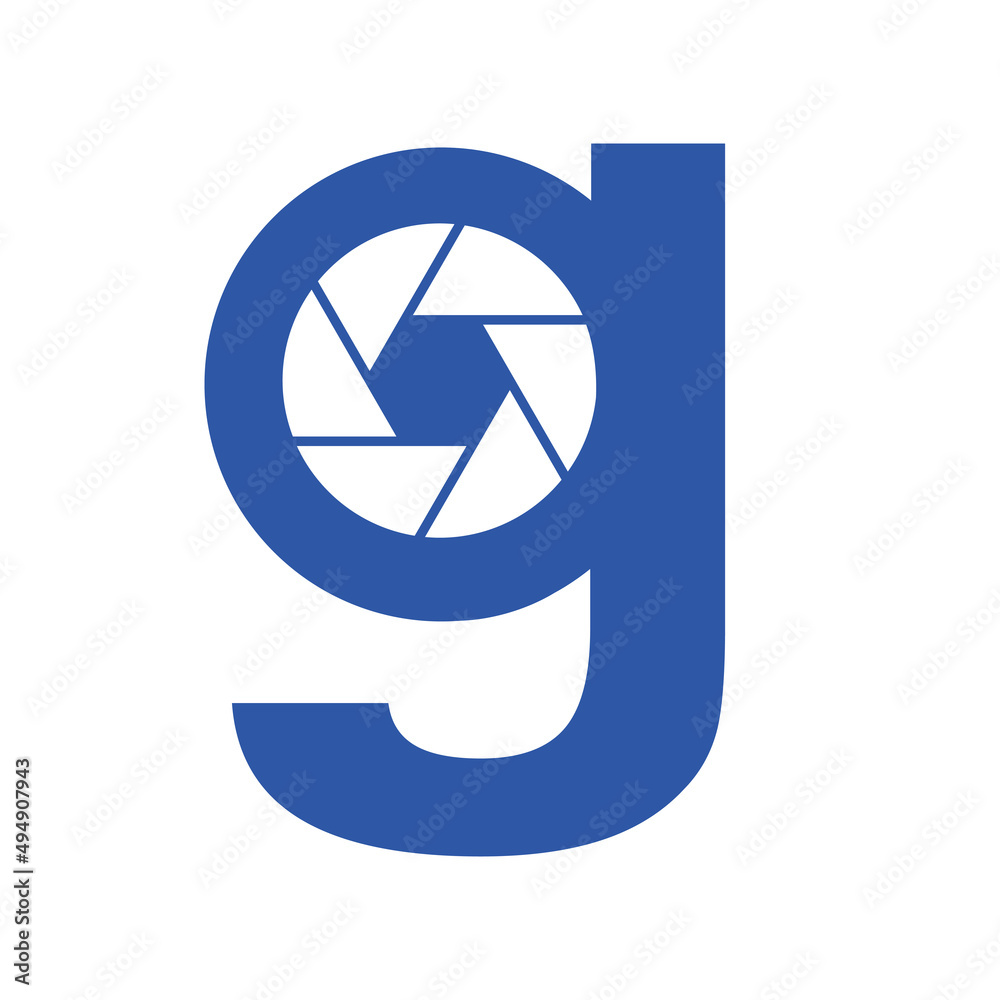 Initial Letter G Photography Logo Camera lens Concept. Photography Logo ...