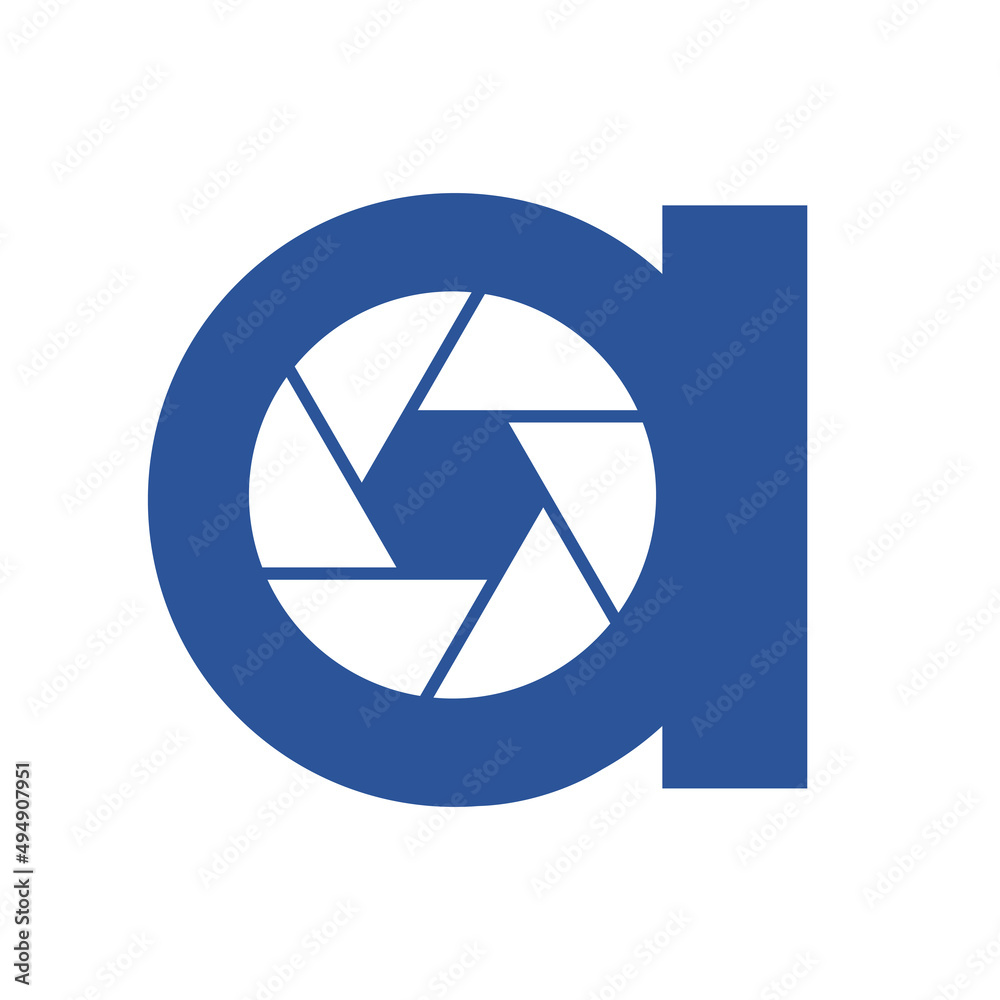 Initial Letter A Photography Logo Camera lens Concept. Photography Logo ...