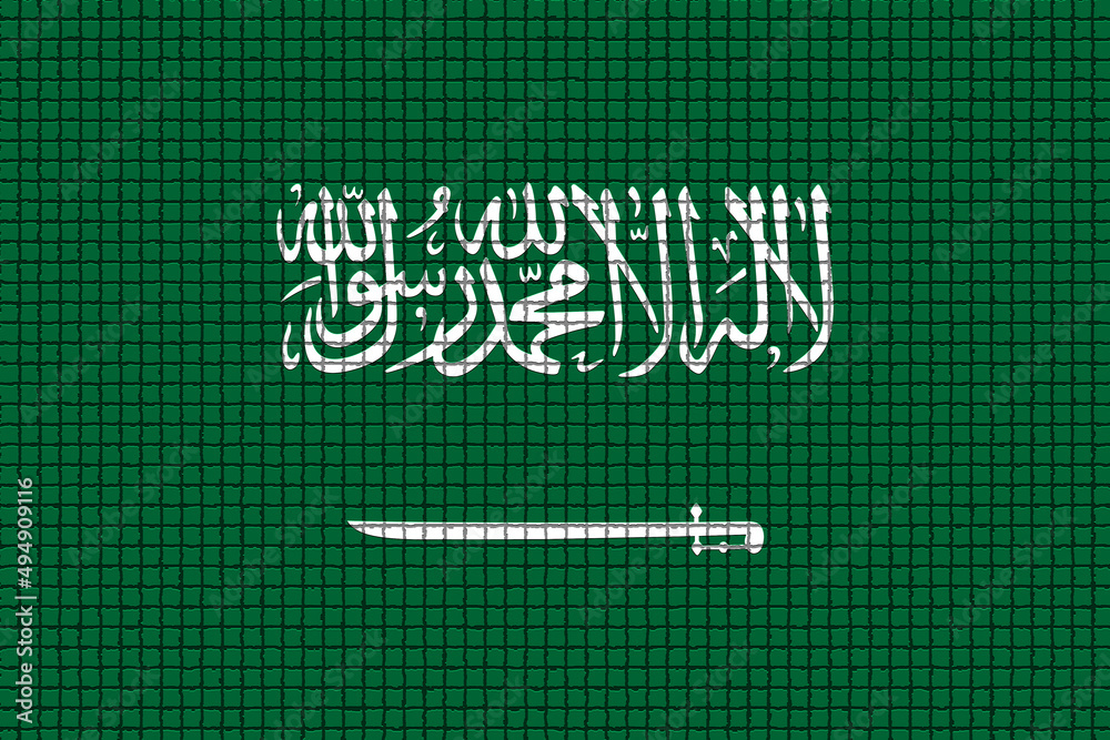 Saudi Arabia flag. SA national logo. Saudi Arabia patriotism symbol ...
