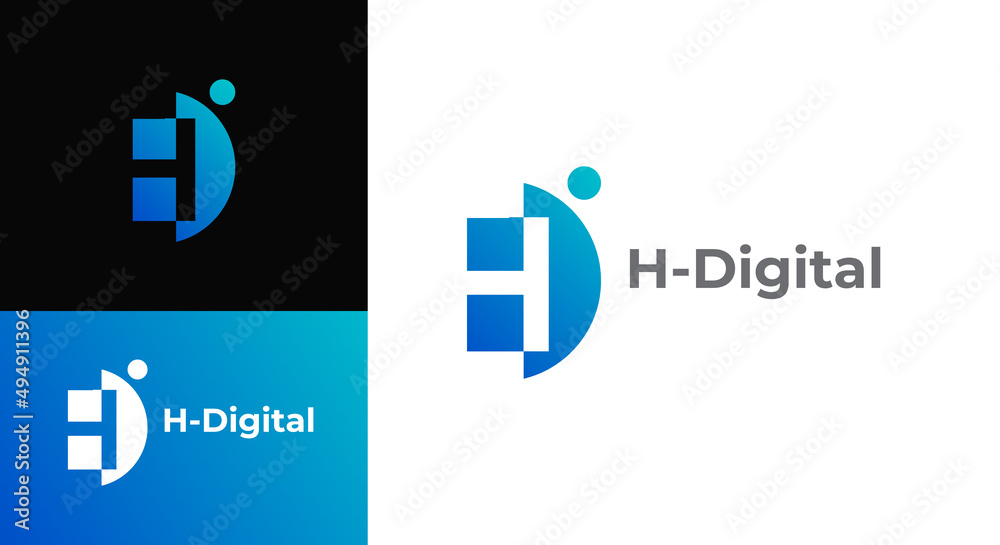 Business corporate letter HD logo design vector. Colorful letter HD ...