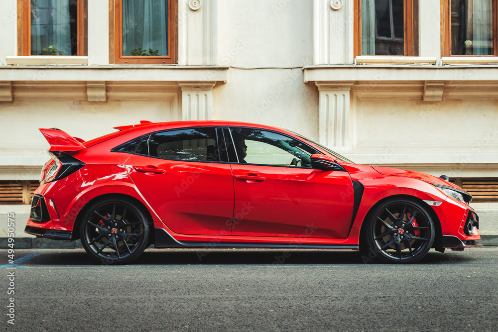 Honda Civic Type R Ultimate Edition side view Stock Photo | Adobe Stock