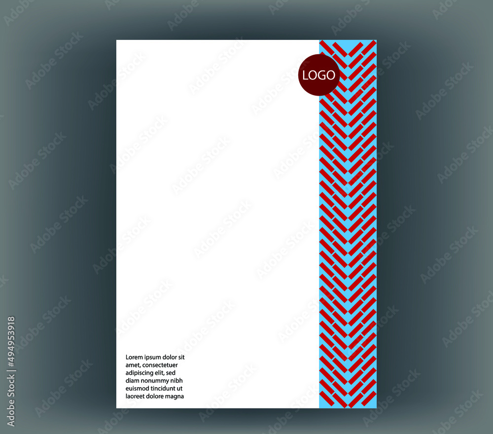 Beautiful design for the title page. Editable EPS10 template. vector de ...