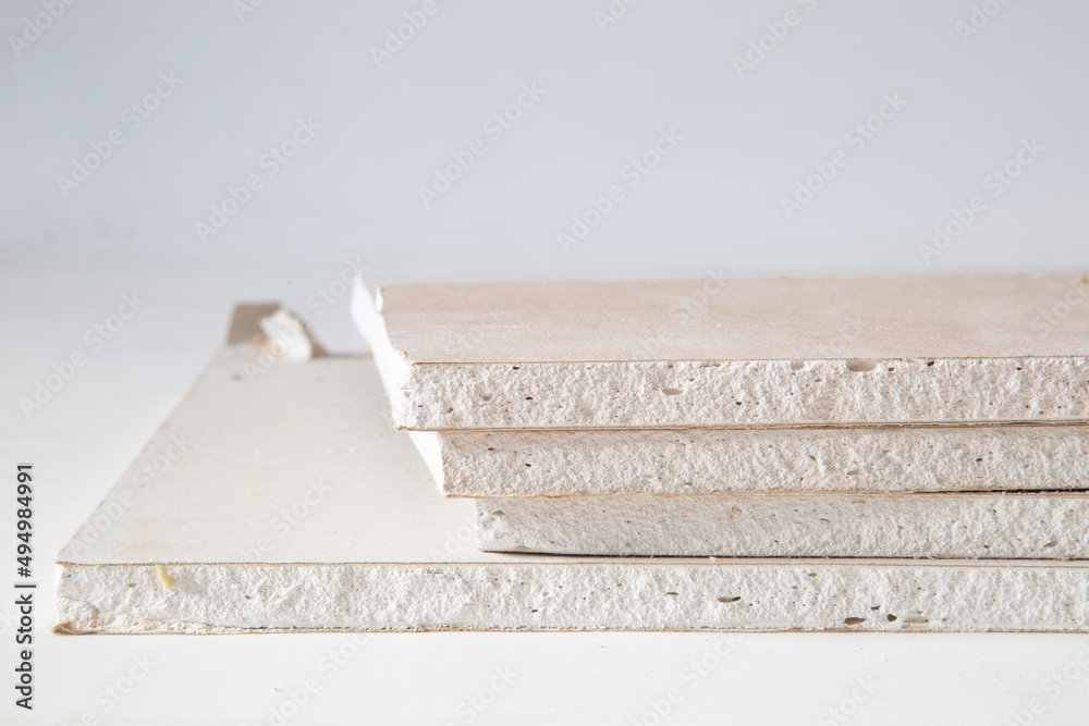 Drywall.Building material.Finishing material for interior decoration of ...