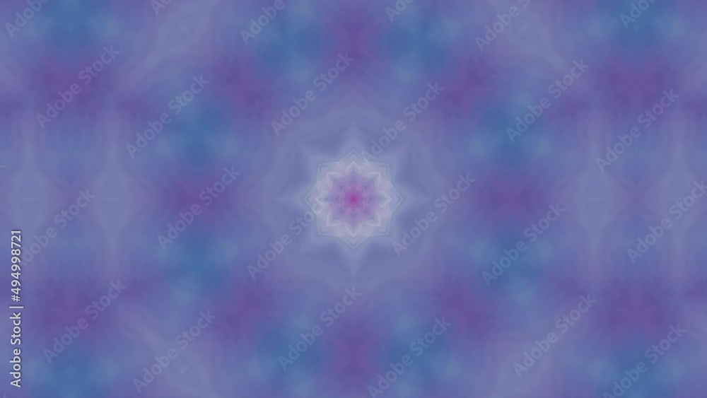Kaleidoscope Animated Mandala 2K HD Video - Psychedelic Multicolored ...