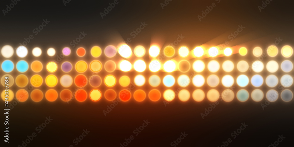 Glowing pattern wallpaper. Glamour background of colorful lights with ...
