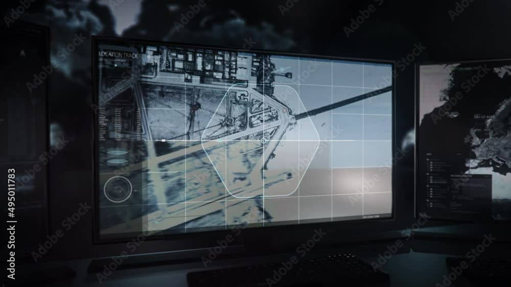 Military Base Area Location Analysis In A High Tech Spying Software ...