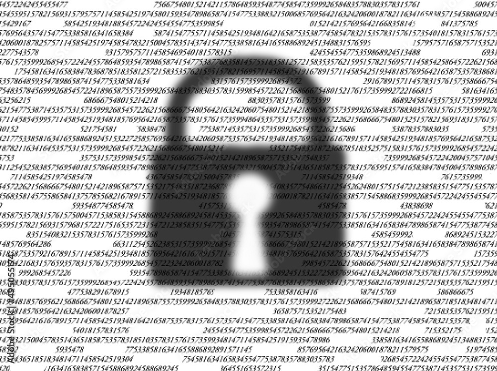 データの暗号化イメージ画像 セキュリティ背景 Stock Illustration | Adobe Stock