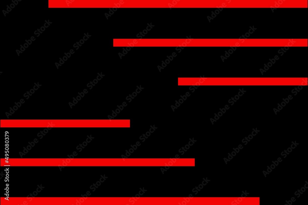 Header and footer strips lines in red and black colour background Stock ...