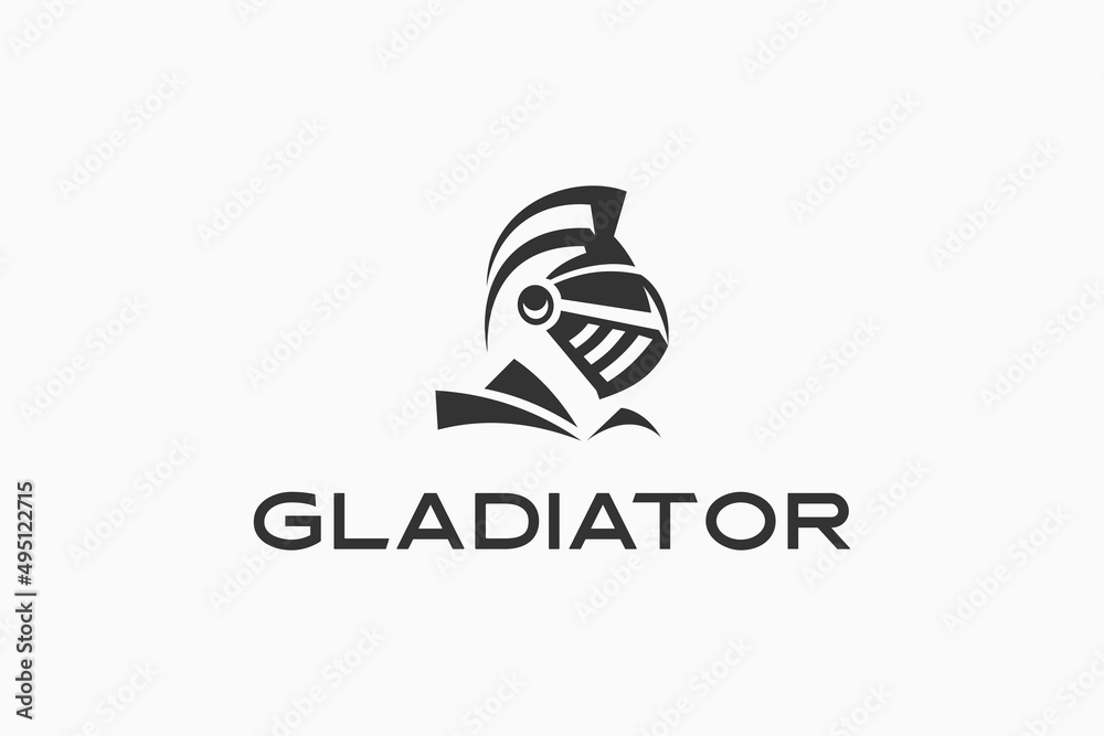 Logo gladiator Stock Vector | Adobe Stock