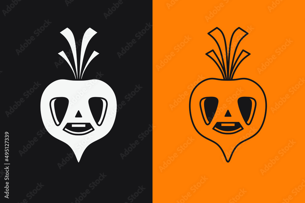 Onion cute character emotion emoticon logo design vector. Colorful ...