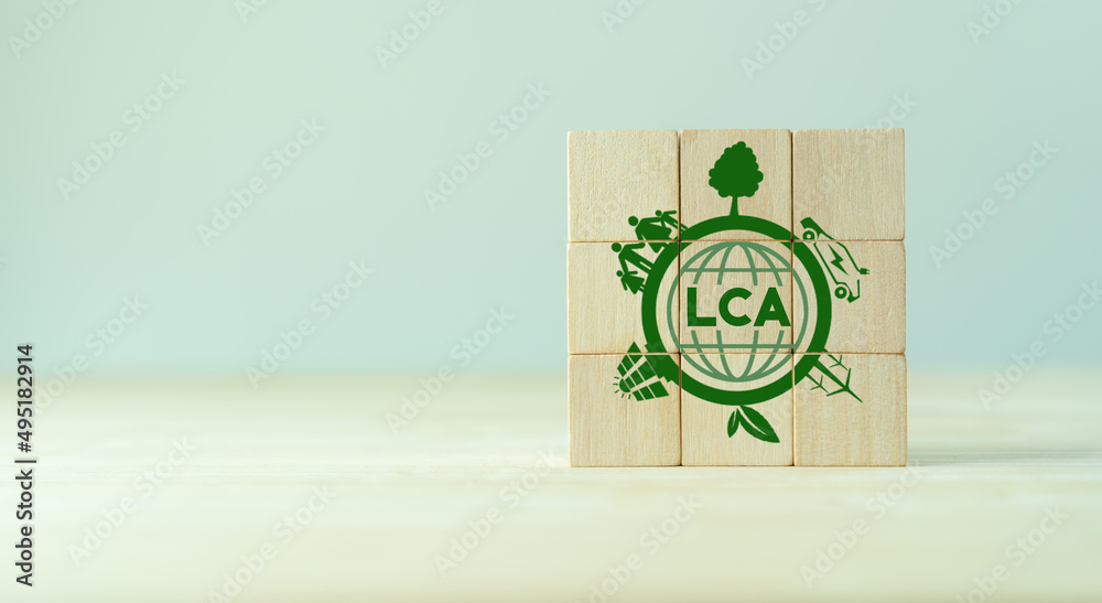 Foto de LCA, Life cycle assessment concept. Methodology for assessing ...