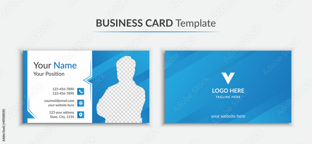 Creative medical business card template Stock Vector | Adobe Stock