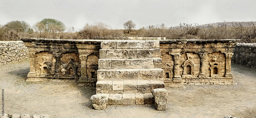 An ancient site of Taxila in Pakistan Stock Photo | Adobe Stock