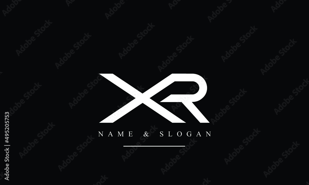 RX, XR, R, X abstract letters logo monogram Stock Vector | Adobe Stock