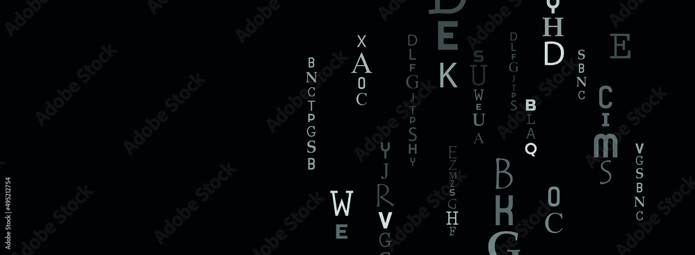 abstract background with alphabet Stock Vector | Adobe Stock