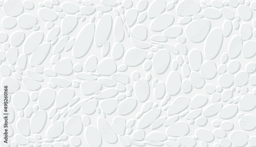 White extruded background. Cut paper effect with embossed texture Stock ...