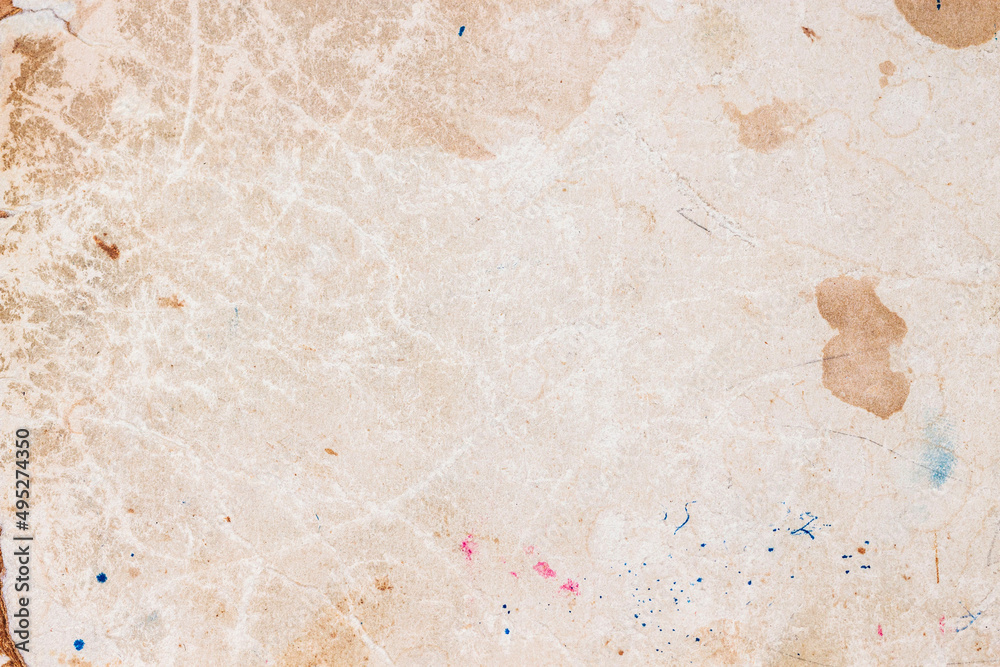 Texture of old moldy paper with dirt stains, cardboard texture vintage ...