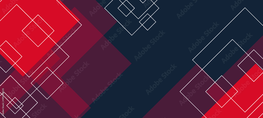 abstract background with lines. Red banner background. abstract red ...