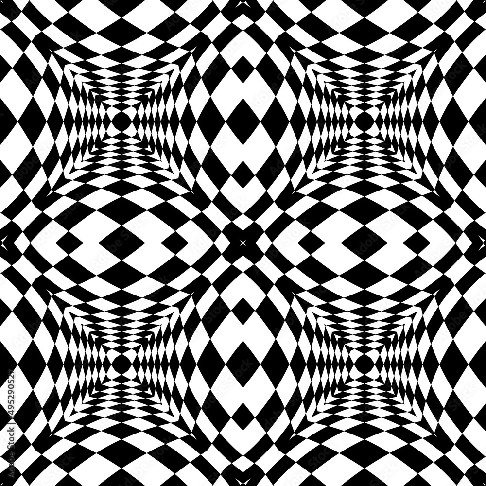 vector black and white seamless pattern. repeated pattern design. Stock ...