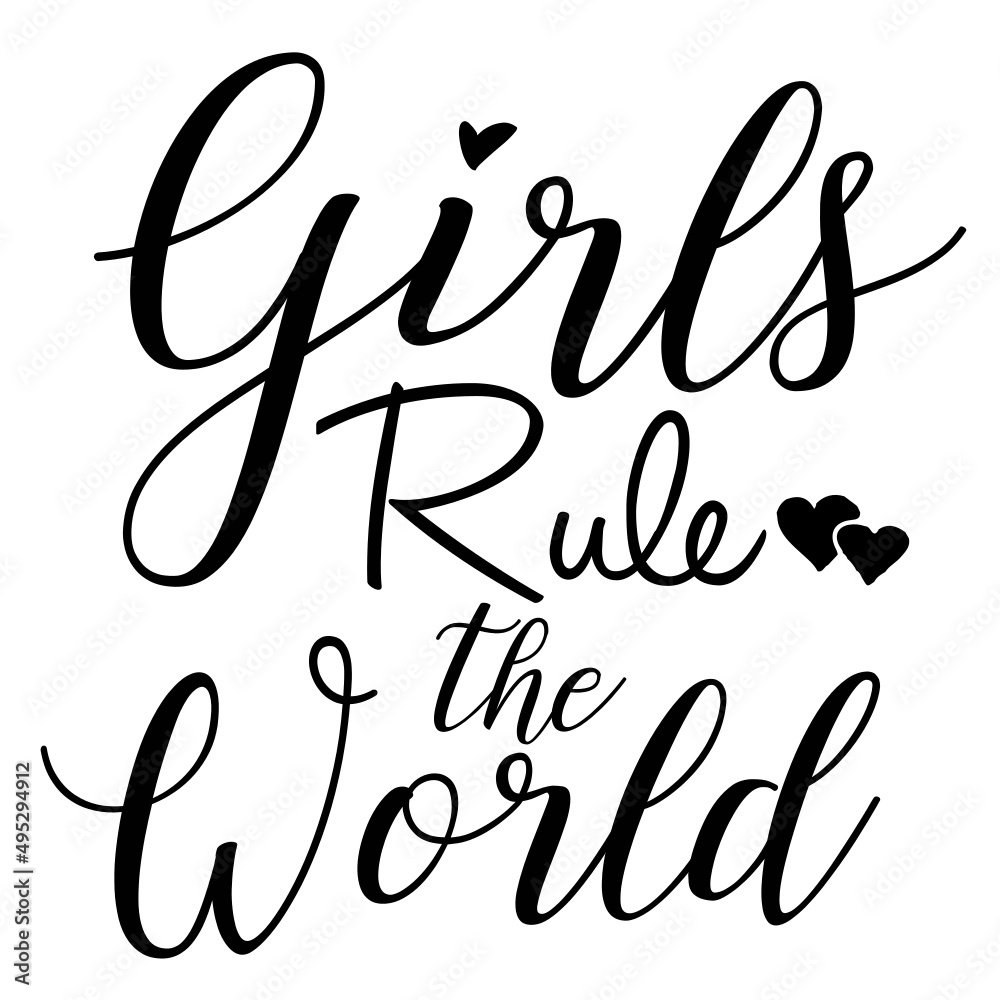 Girl Power Svg Popular Motivational Cut Files Mom Daughter Design