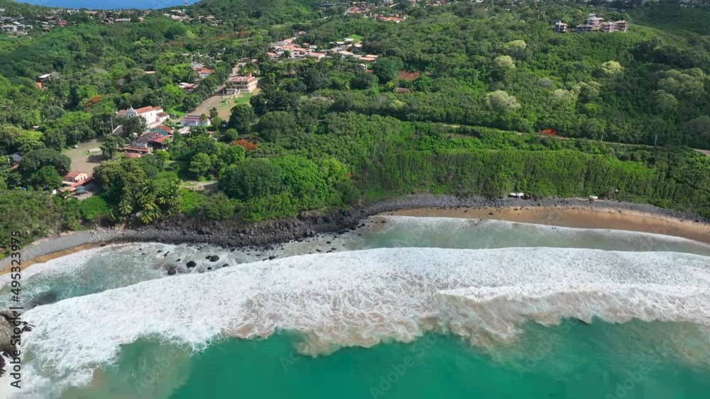 Famous bay water archipelago of Fernando de Noronha at brazilian ...