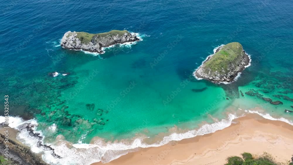 Fernando de Noronha archipelago of vulcano islands. Tropical scenery ...