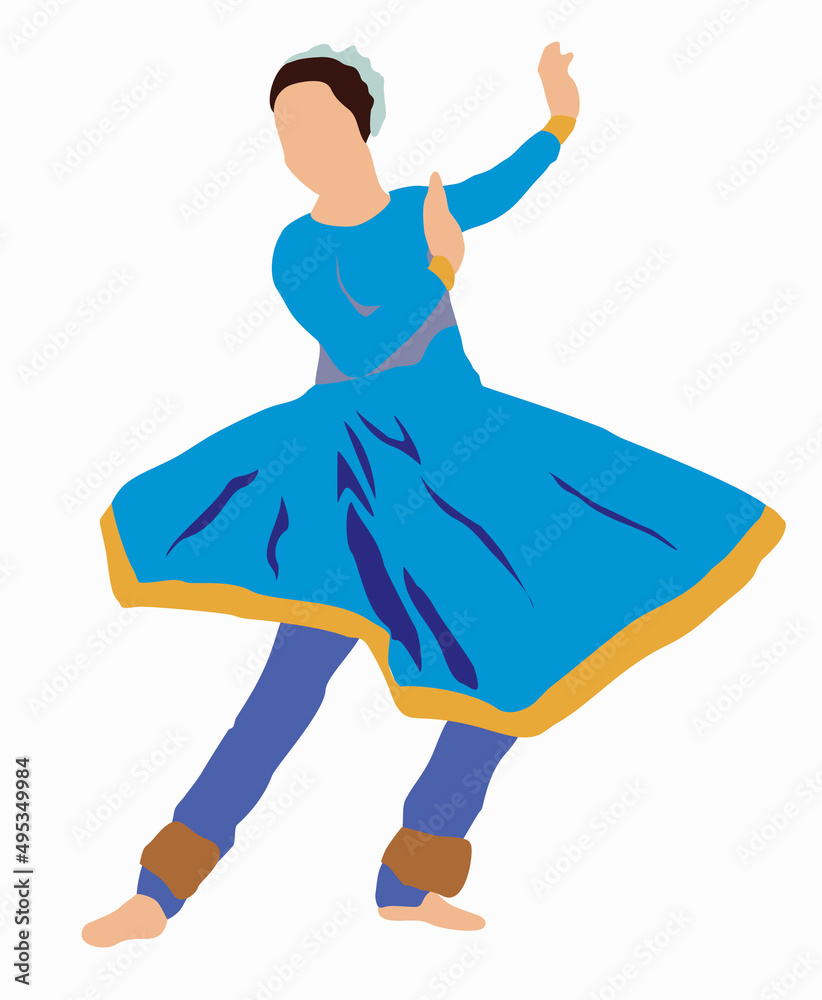 Kathak Dance Clipart