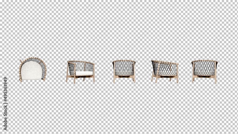 chair in various points of view in front, back, side angles. Furniture ...